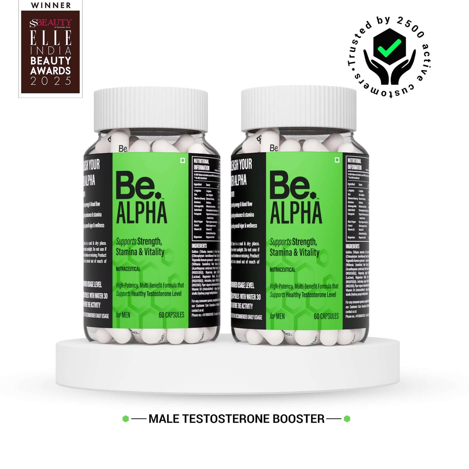 Natural T-Booster for Energy & Stamina | Be. ALPHA | The Be Life